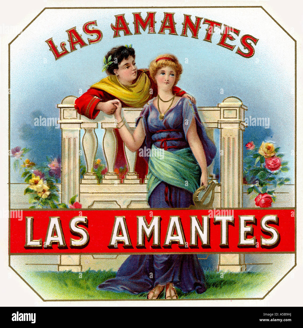 Las Amantes (The Lovers Stock Photo - Alamy