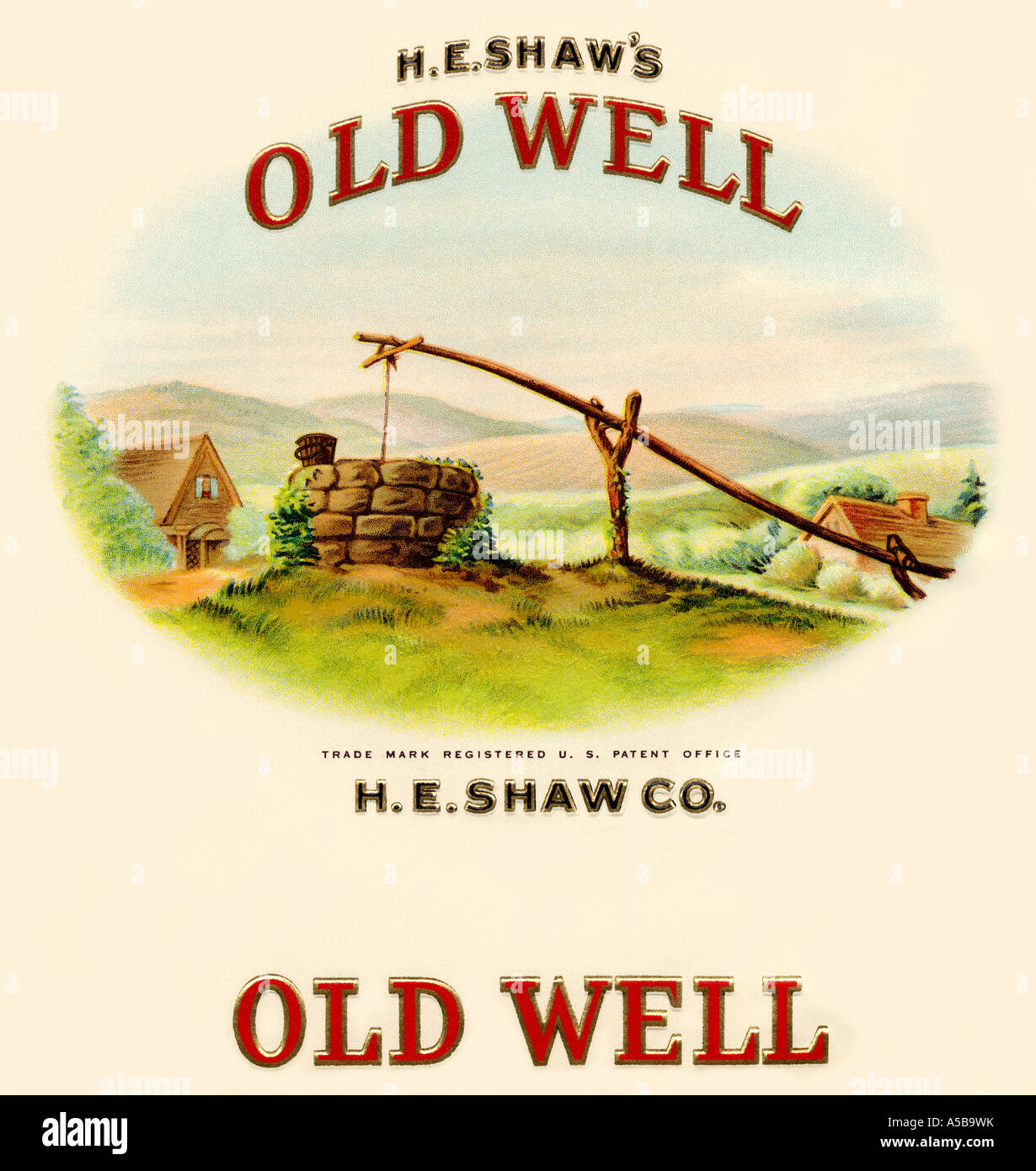 H.E. Shaw's Old Well Stock Photo - Alamy