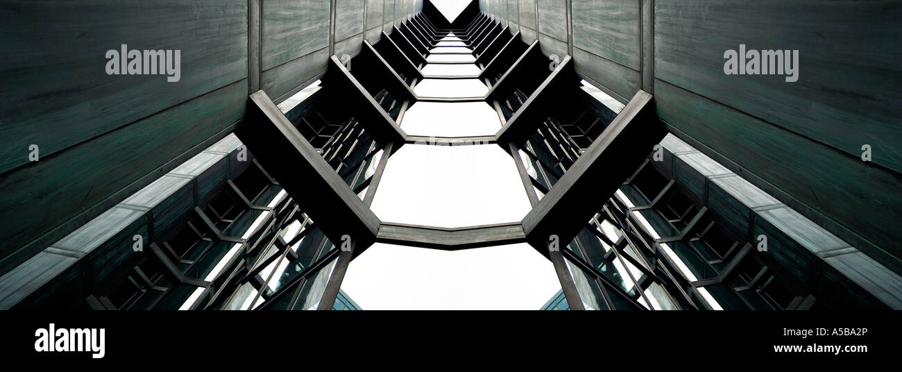 Mirrored architectural composition Stock Photo - Alamy