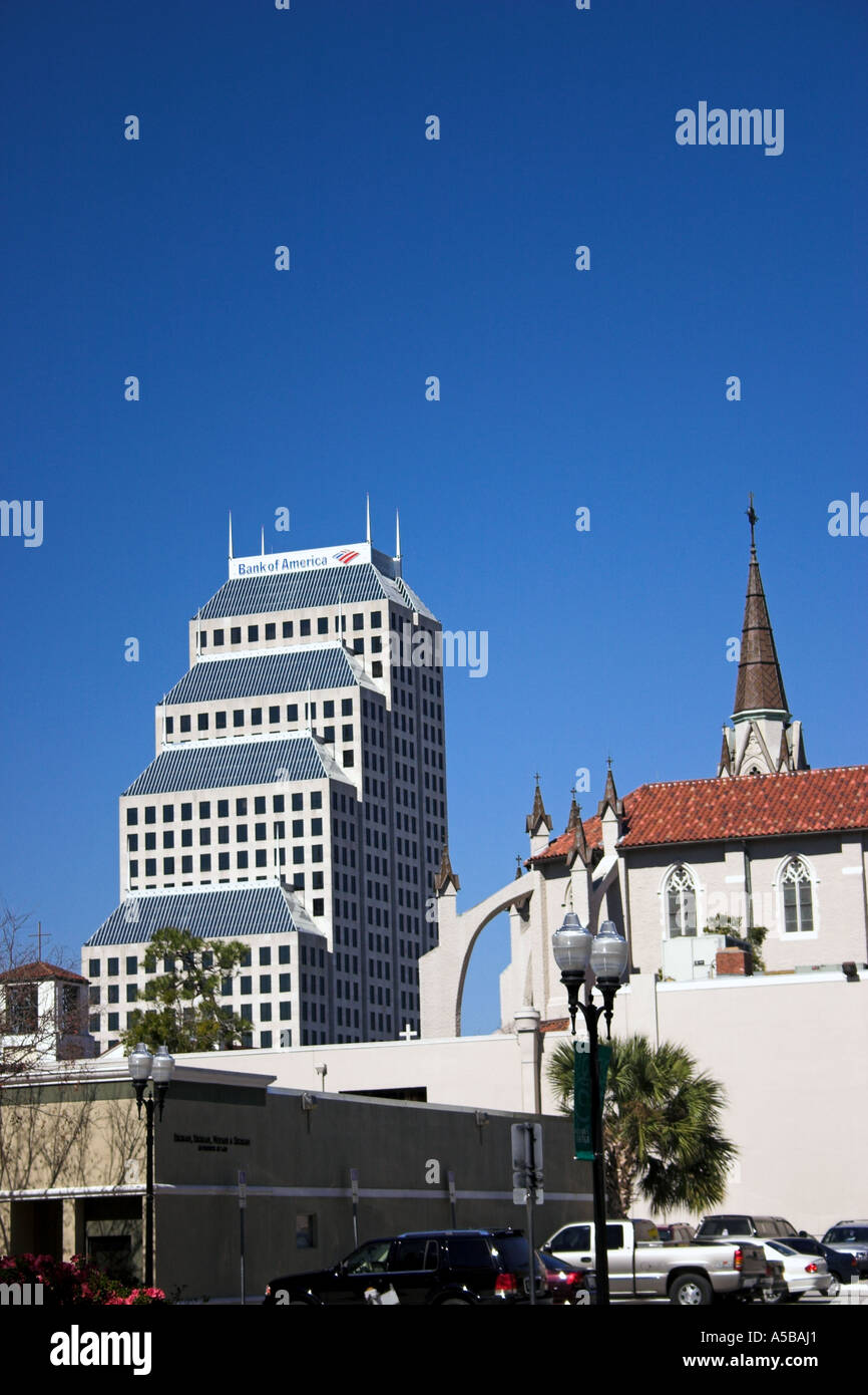 Bank of America Building in Downtown Orlando, Florida, USA Stock Photo ...