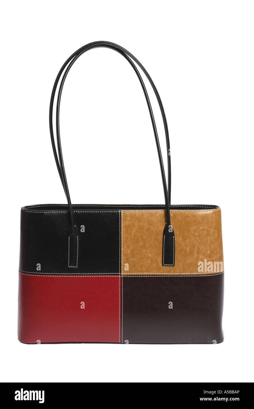 Purse cut out on white background Stock Photo - Alamy