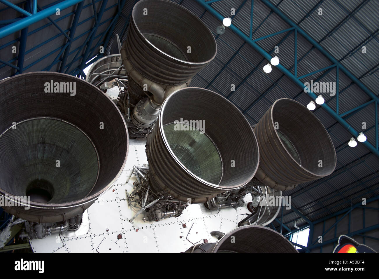 Saturn V, First Stage Rocket Engines, Kennedy Space Center, Florida ...