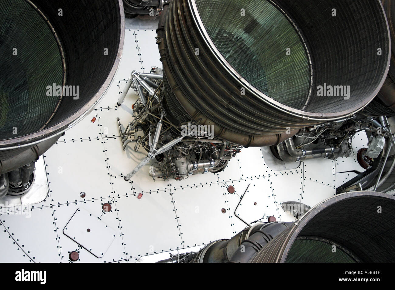 Saturn V, First Stage Rocket Engines, Kennedy Space Center, Florida ...