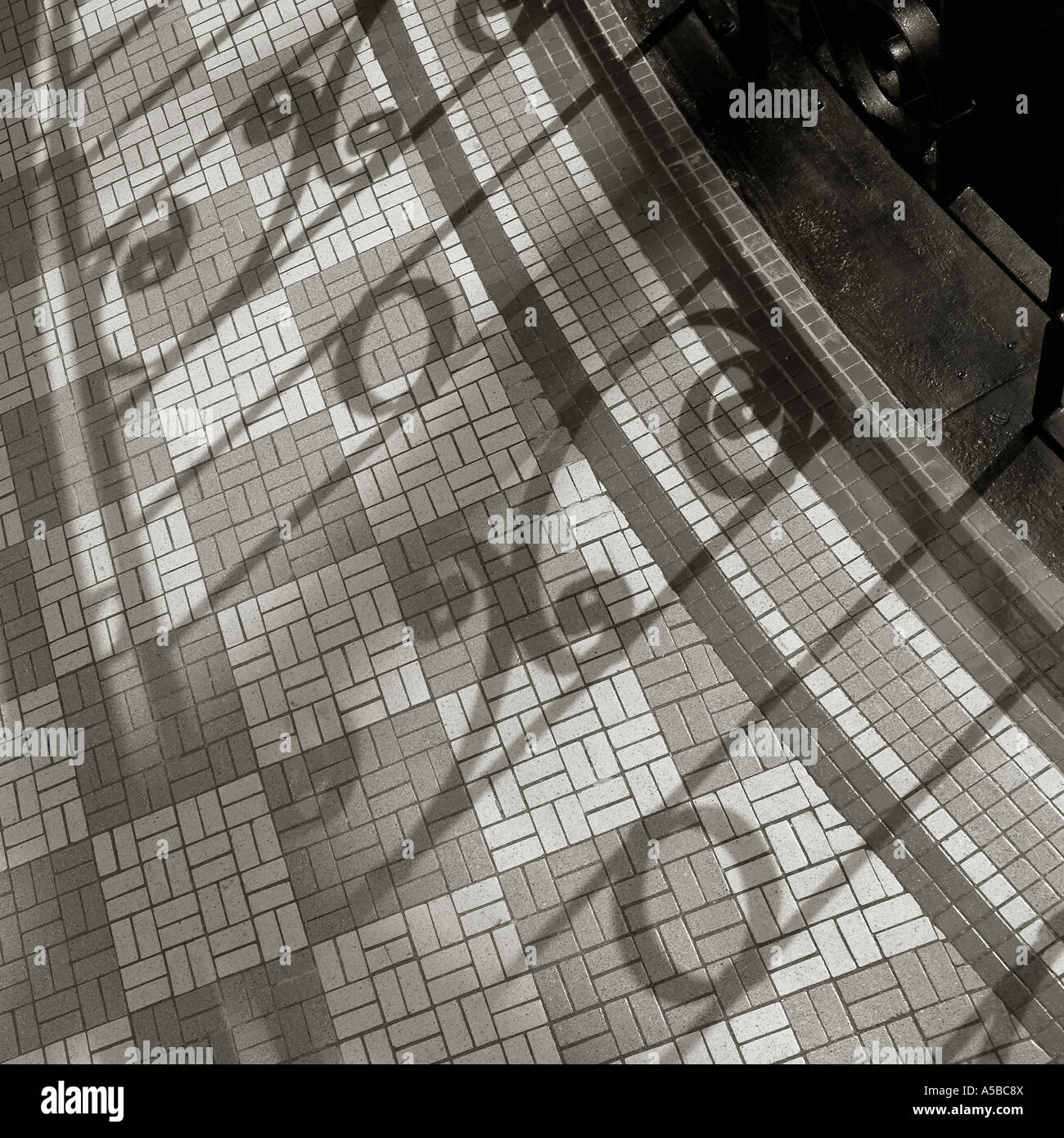 Elegant shadows on floor Stock Photo - Alamy