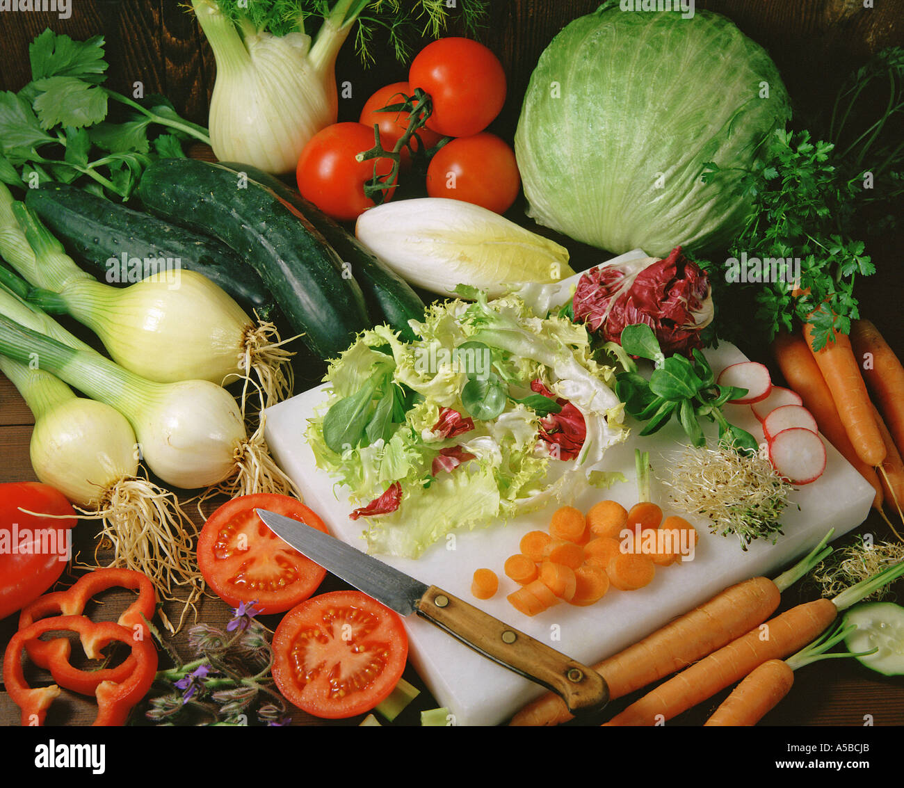 Vegetables still life Stock Photo - Alamy