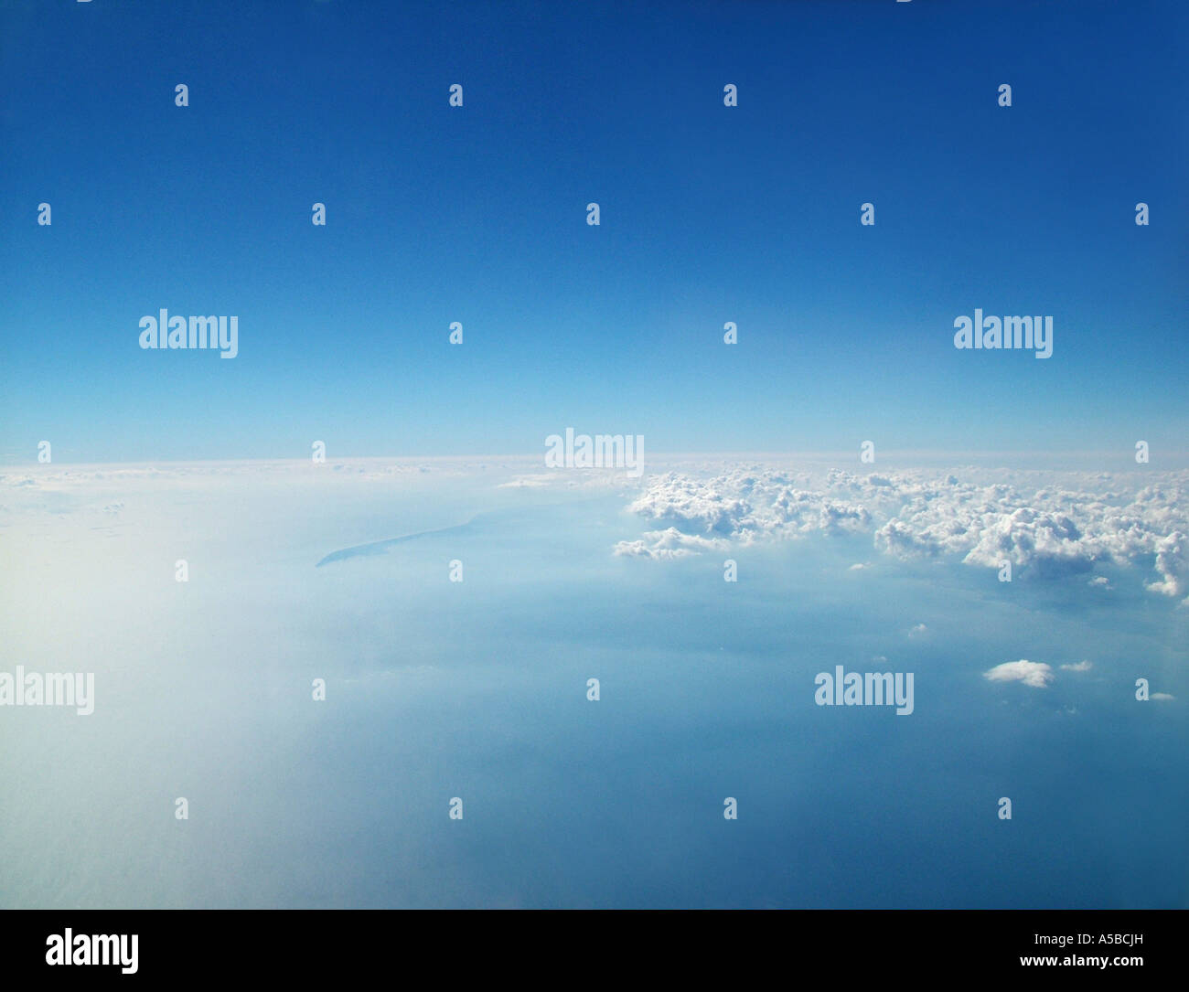 Aerial view of sky and clouds Stock Photo - Alamy