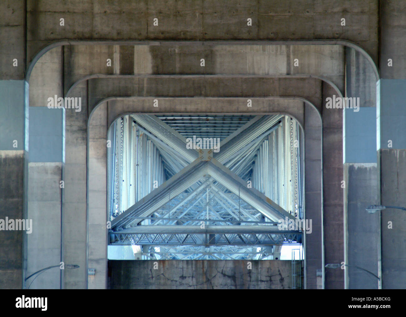 Strong bridge structural support representing strength and stability ...