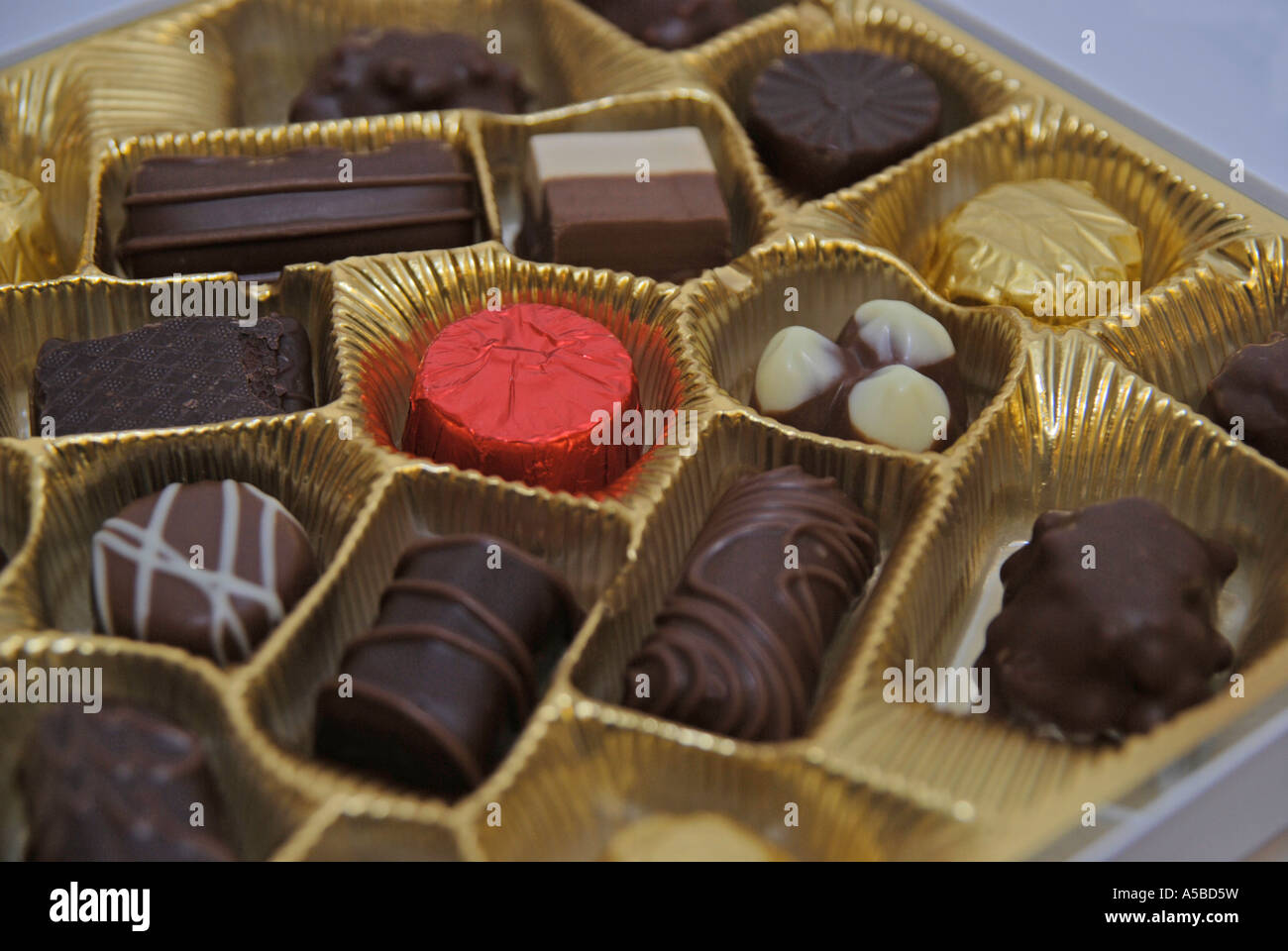 box of chocolates Stock Photo - Alamy
