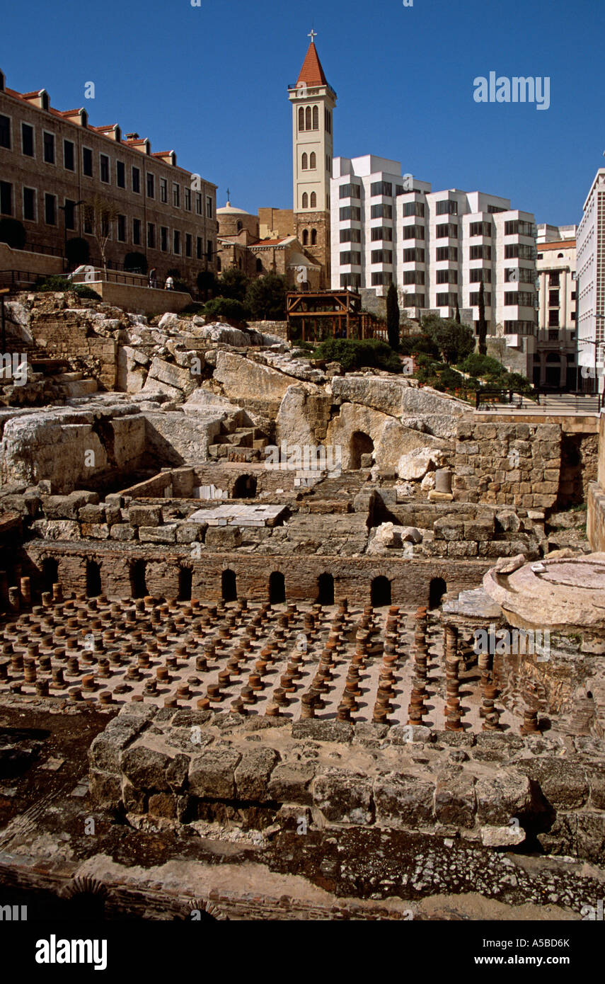 Roman ruins, Beirut, Lebanon Stock Photo - Alamy