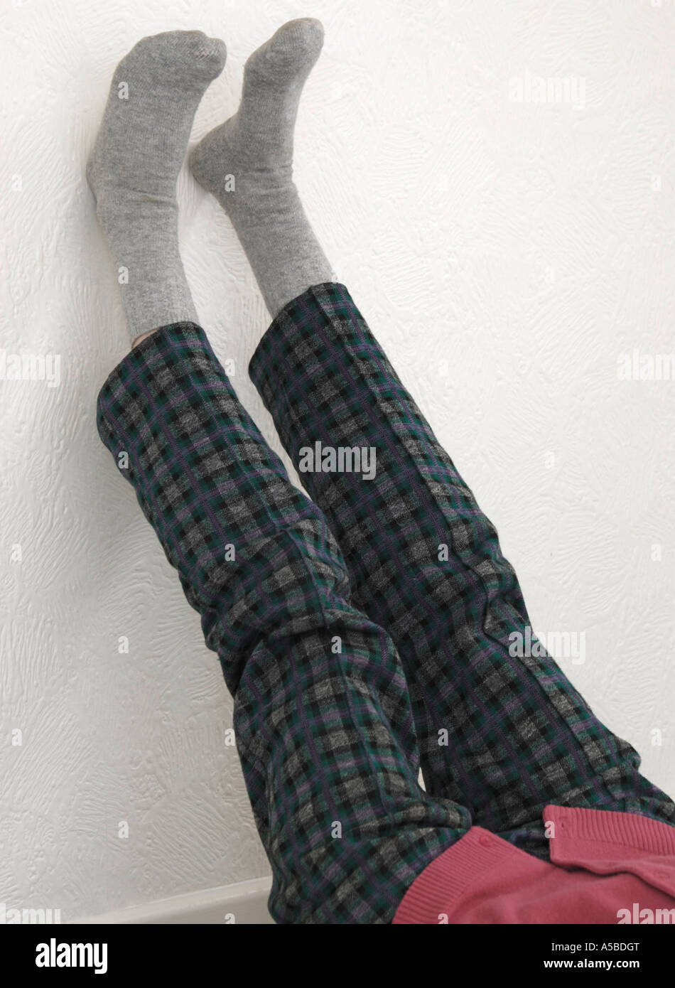 Propped Up Legs High Resolution Stock Photography and Images - Alamy