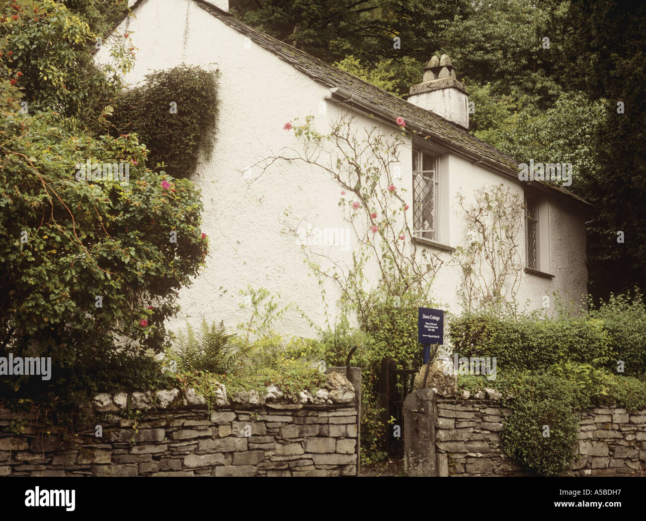 Dove Cottage - William Wordsworth's former home at Grasmere, Cumbria ...