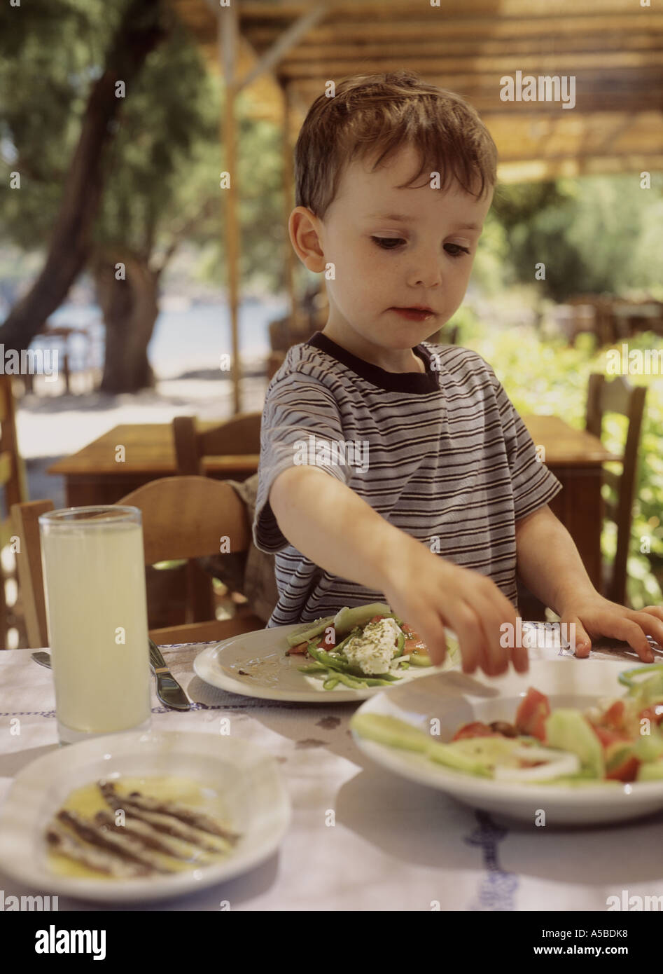 Mediterranean diet salad greece tourist hi-res stock photography and ...
