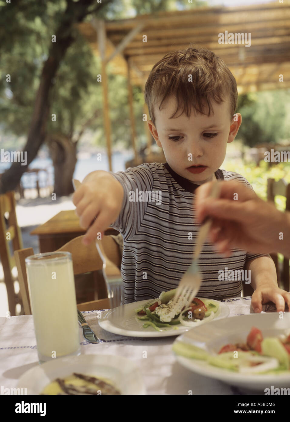 Mediterranean diet salad greece tourist hi-res stock photography and ...