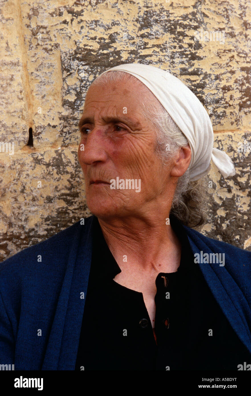 A portrait of an old woman in Beirut Stock Photo - Alamy