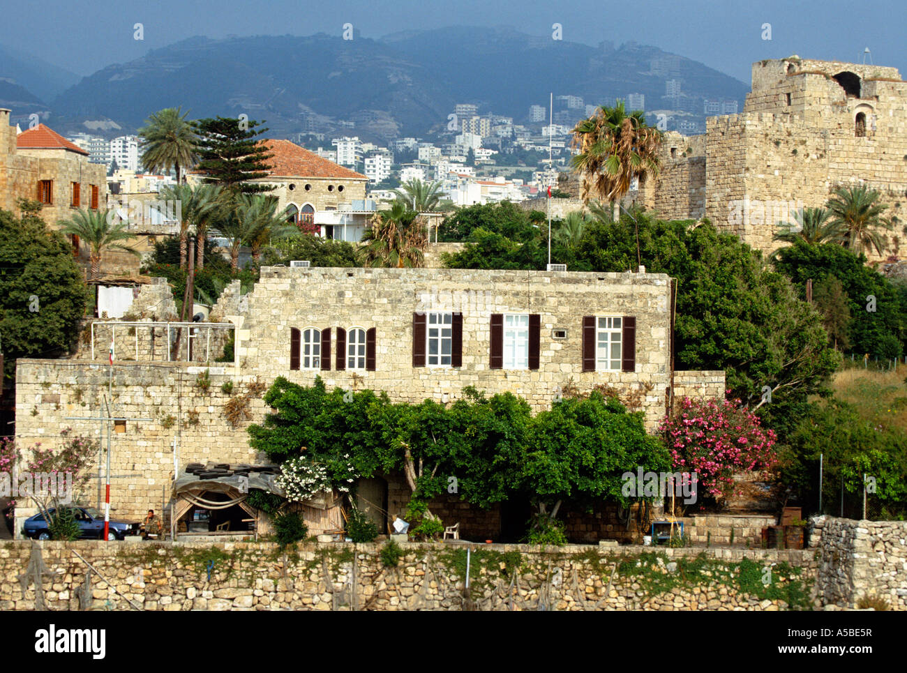A building in Byblos Lebanon Stock Photo - Alamy
