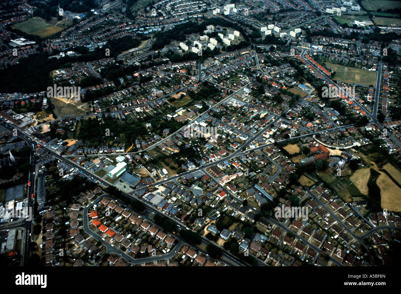 London from the air hi-res stock photography and images - Alamy