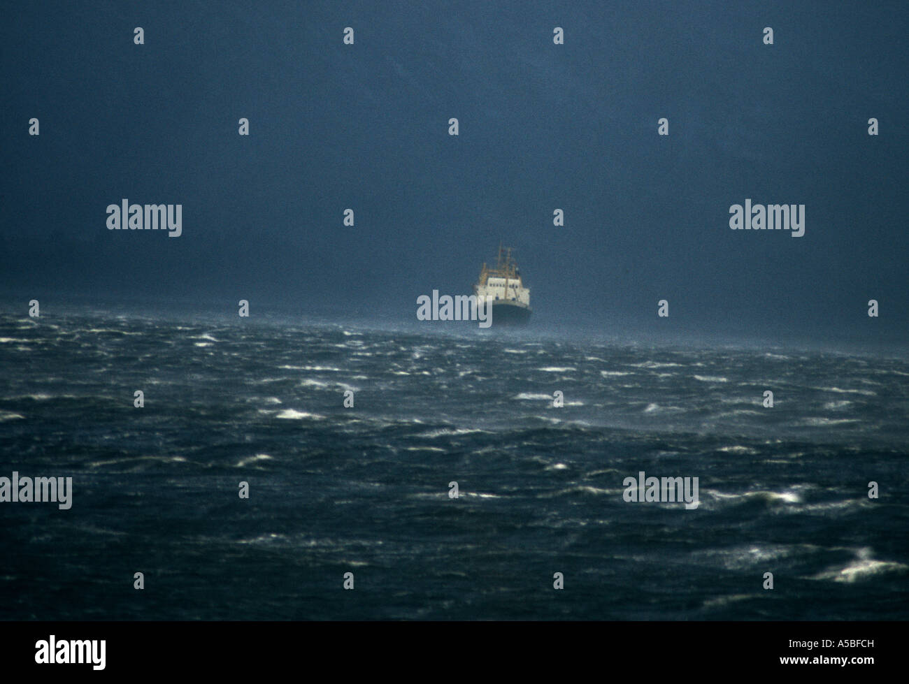 STORM AT SEA WEST COAST OF SCOTLAND Stock Photo - Alamy