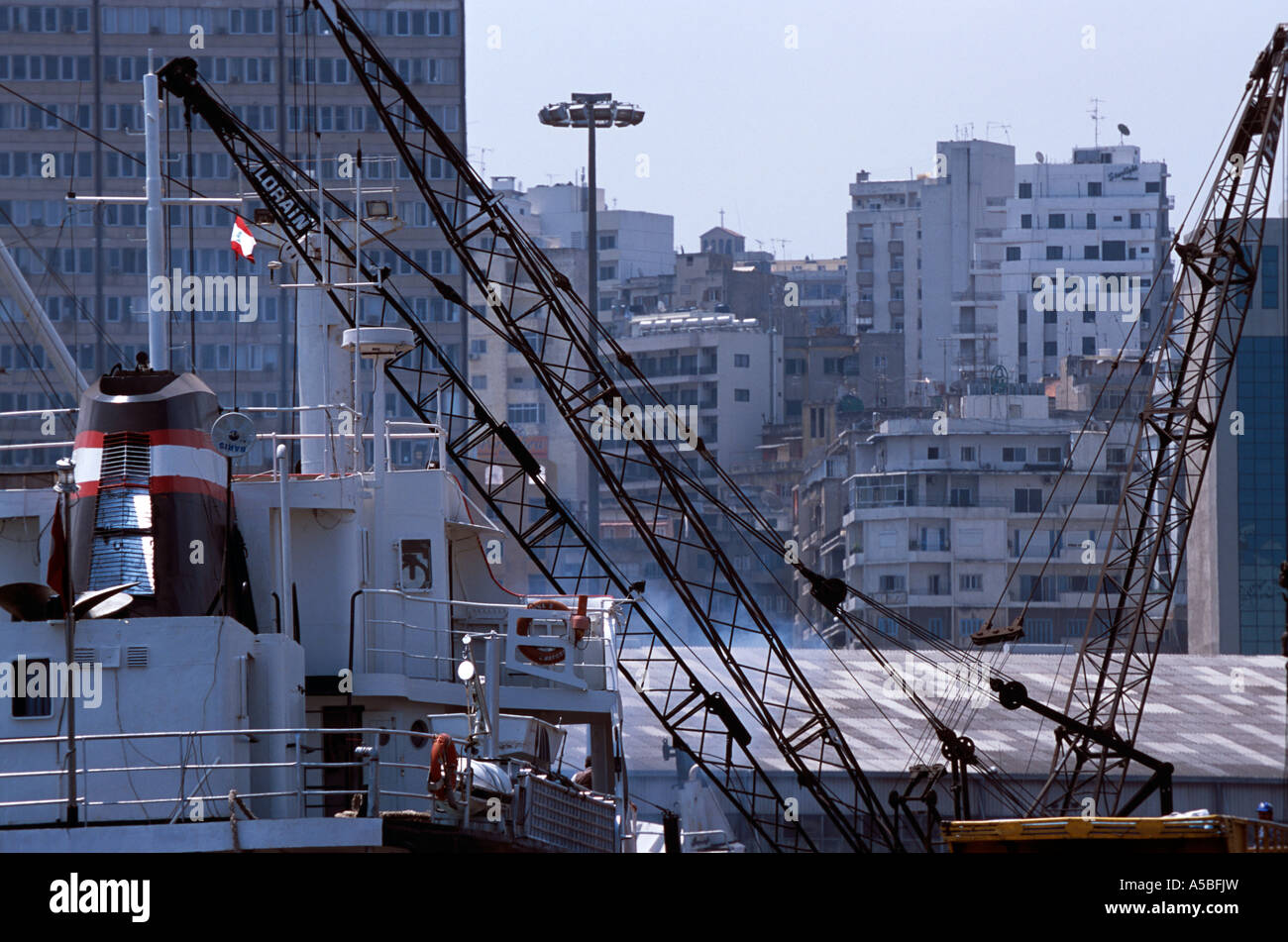Port of Beirut, Lebanon Stock Photo - Alamy