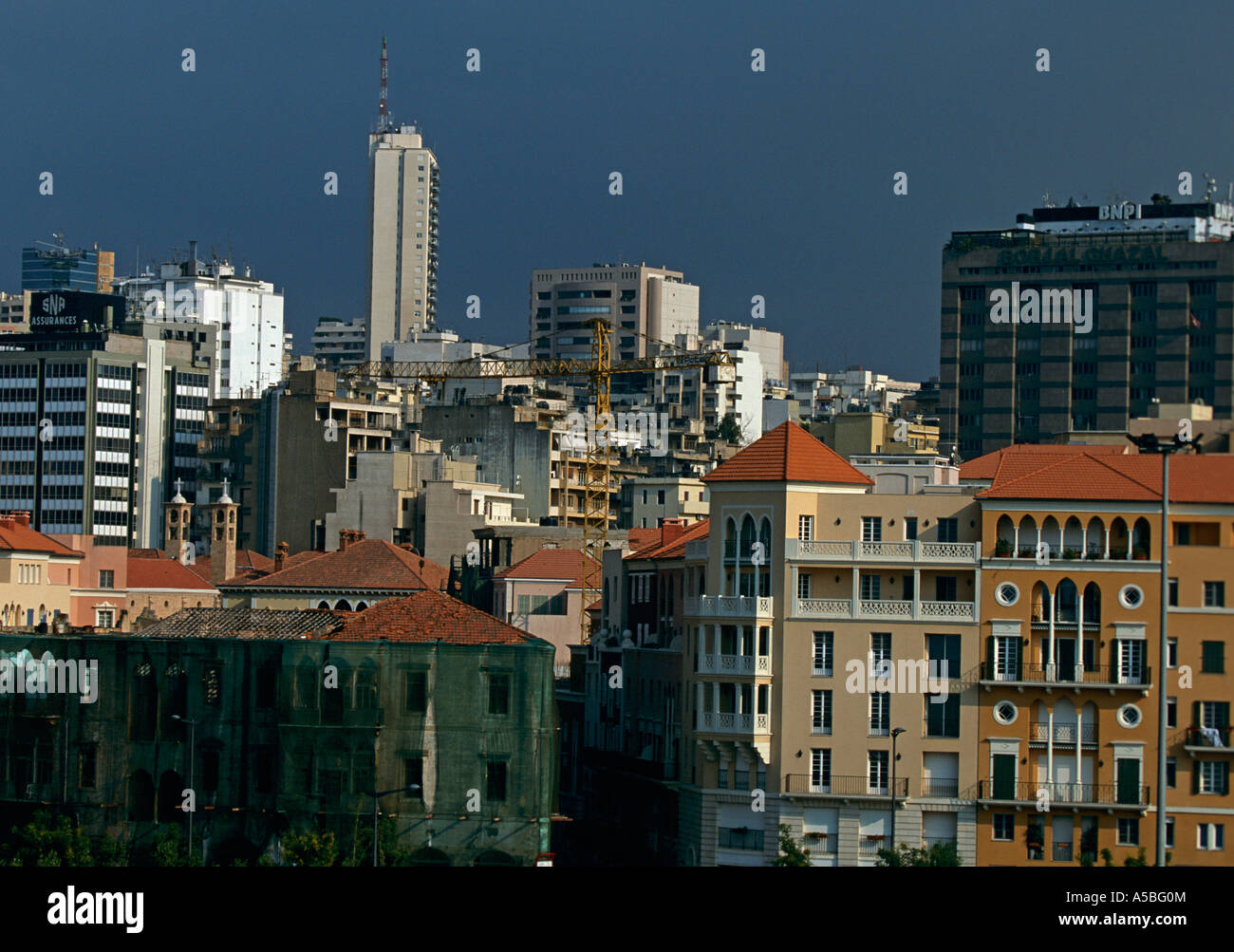The Beirut skyline Stock Photo - Alamy