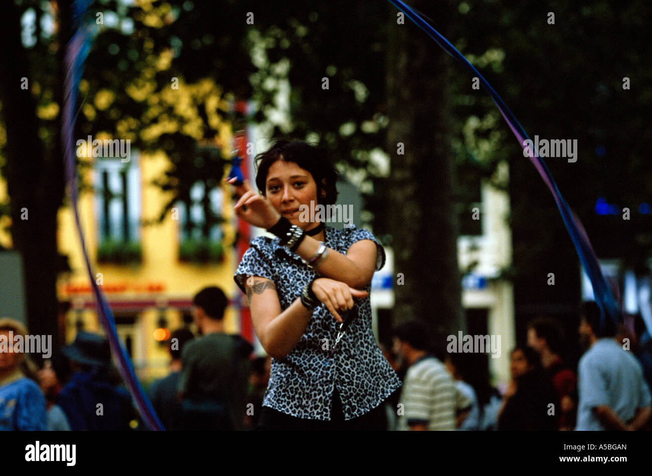 Leicester square entertainer hi-res stock photography and images - Alamy