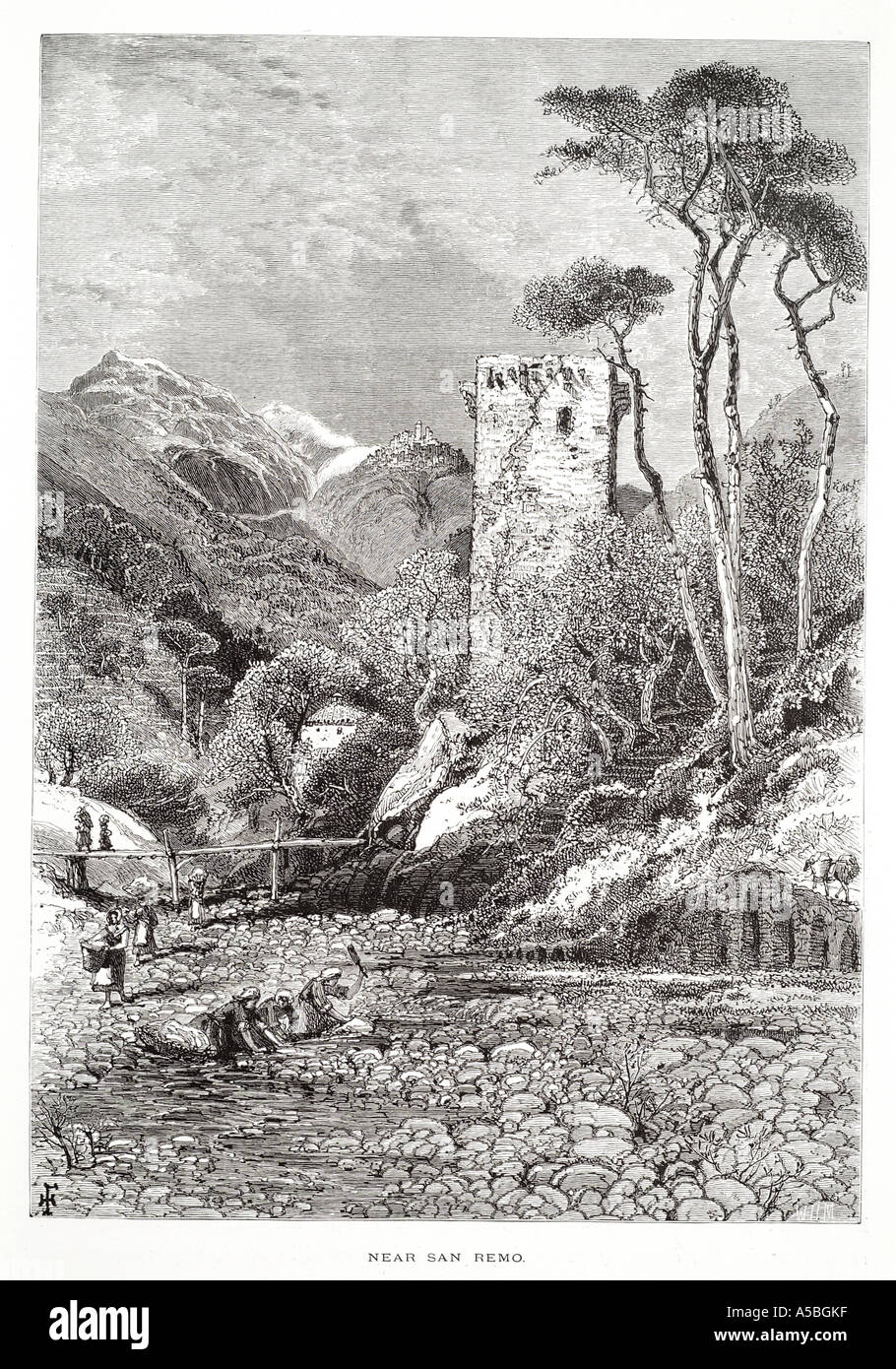 Victorian washing line hi-res stock photography and images - Alamy