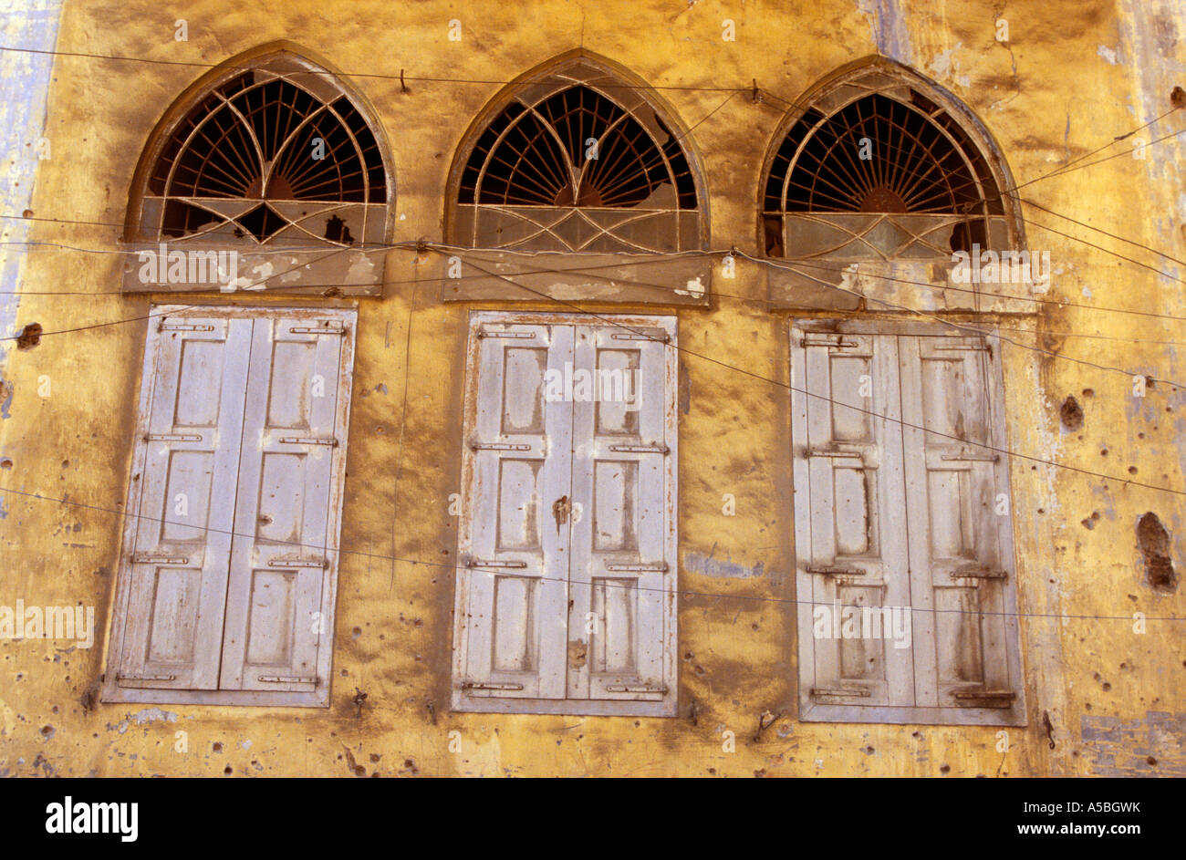 Abandoned old building, Beirut, Lebanon Stock Photo - Alamy