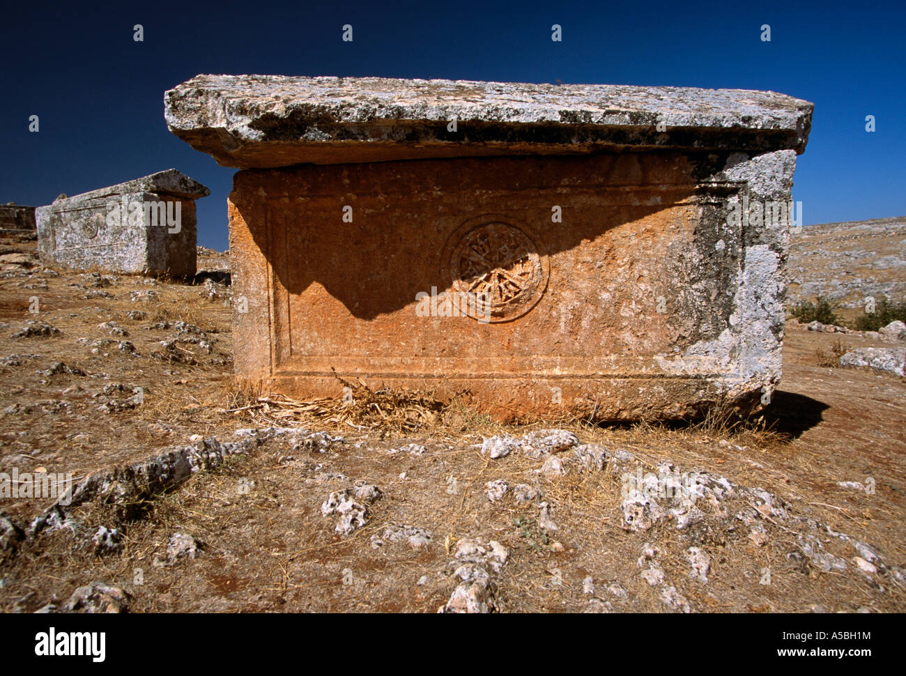 Stone Byzantine house in Aleppo Syria Stock Photo - Alamy