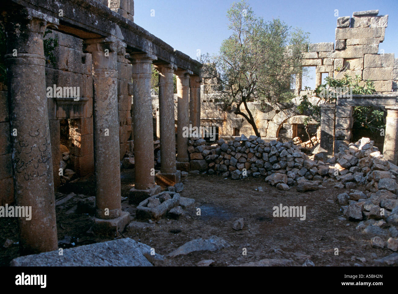 Byzantine ruins, Aleppo, Syria Stock Photo - Alamy