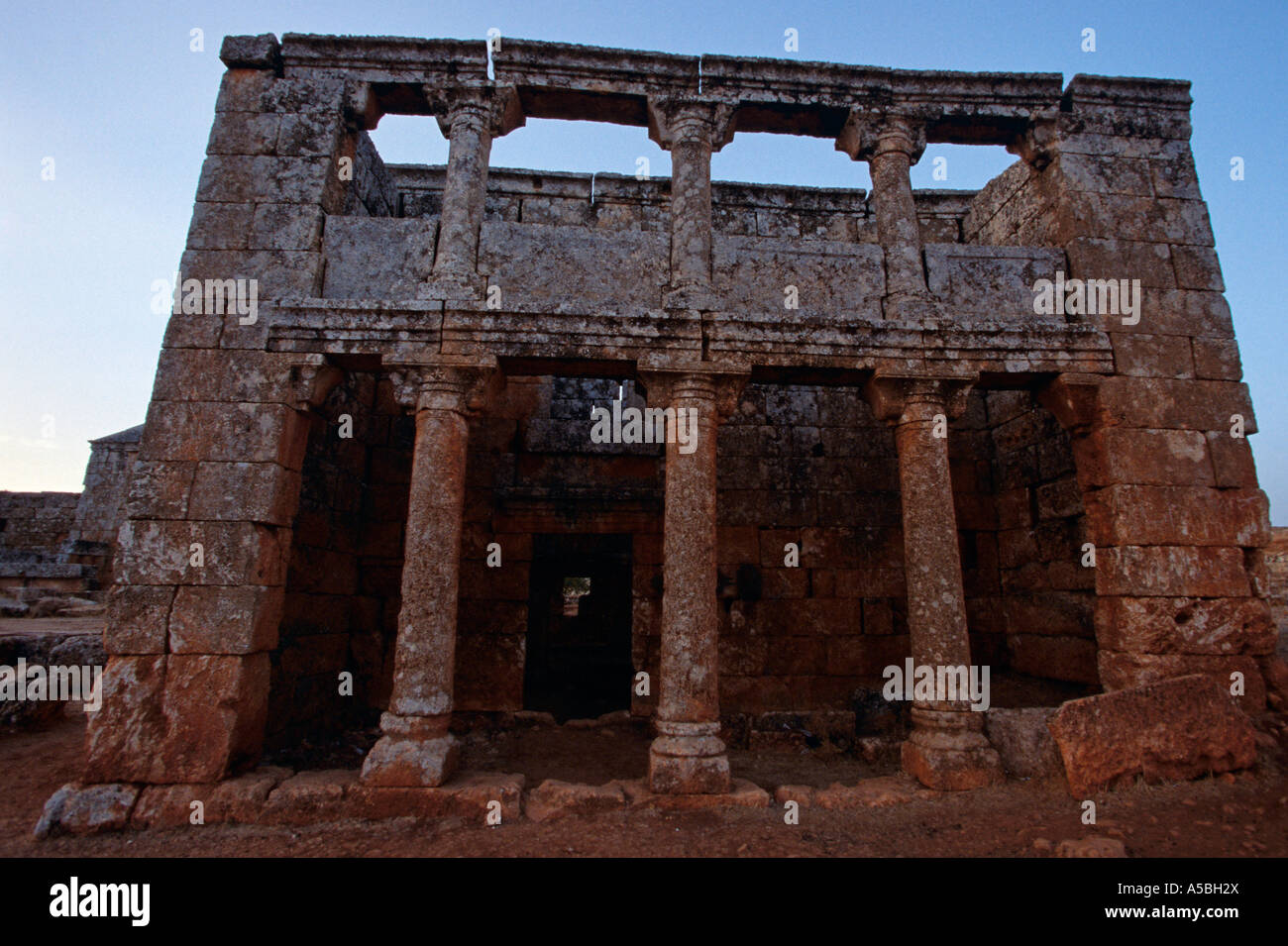 Ruins in the Byzantine village Aleppo Syria Stock Photo - Alamy