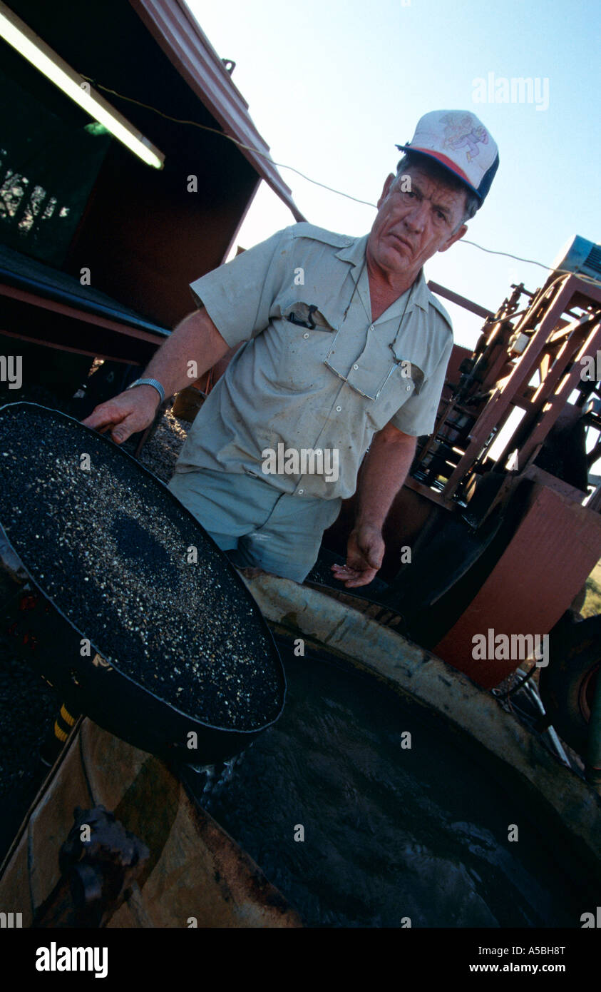 A diamond miner in South Africa Stock Photo - Alamy