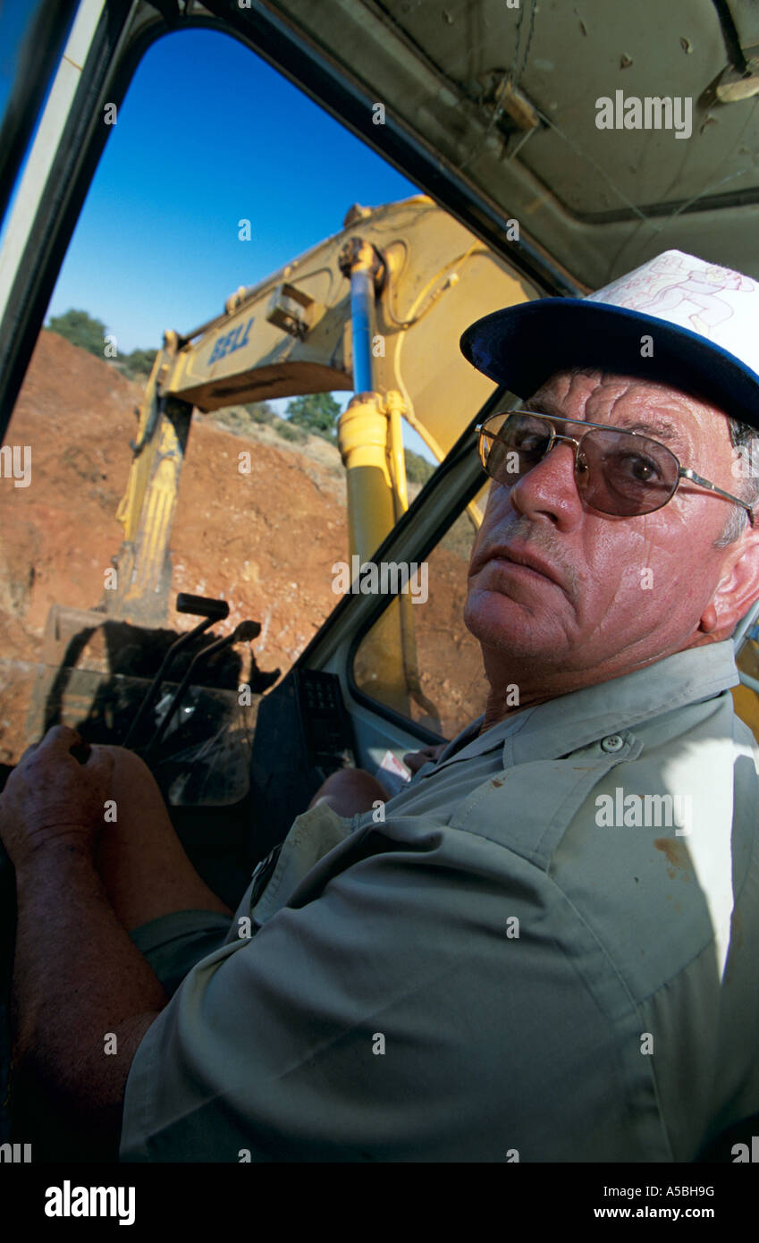 A diamond miner in South Africa Stock Photo - Alamy