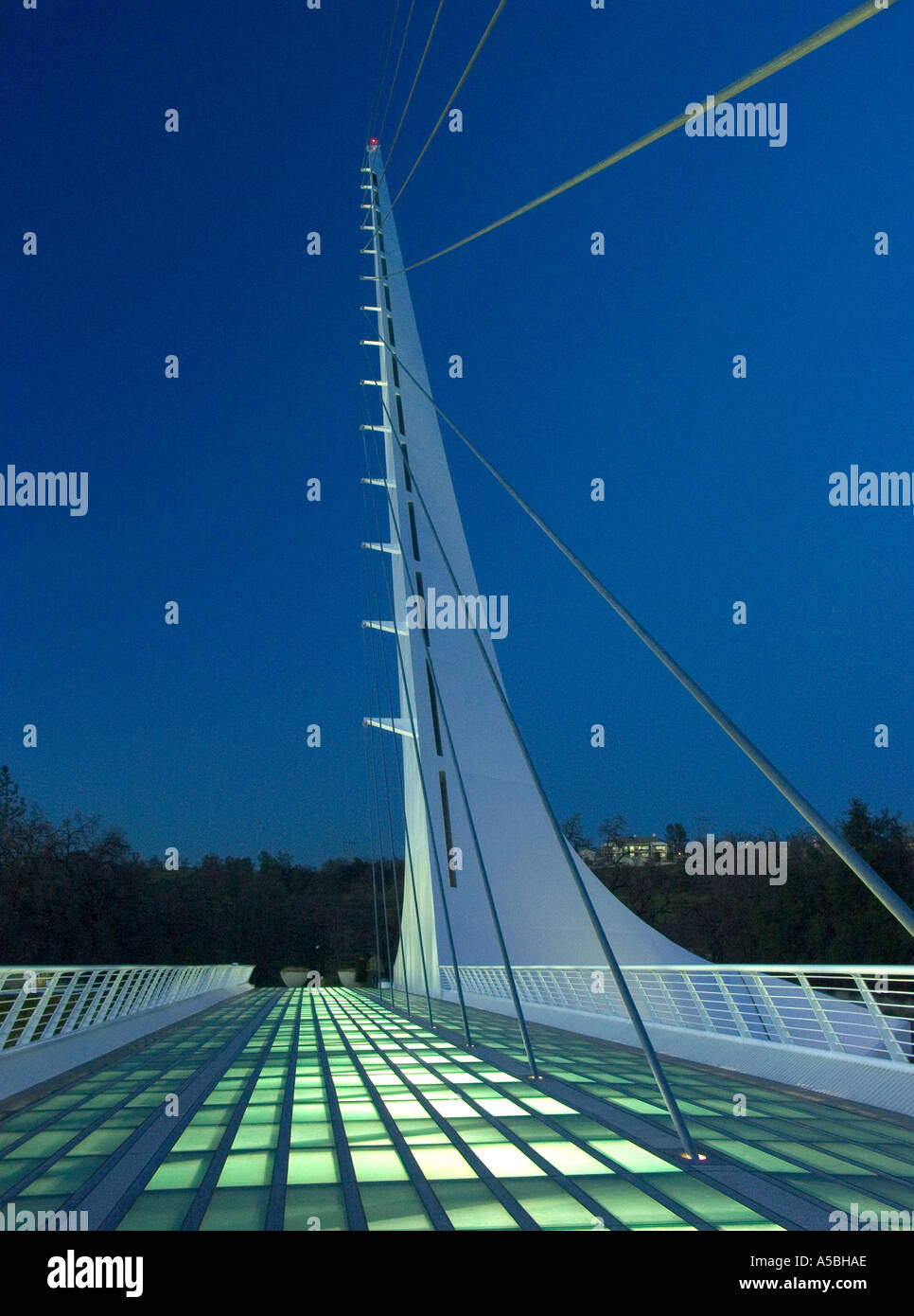 Sun dial bridge california hi-res stock photography and images - Alamy