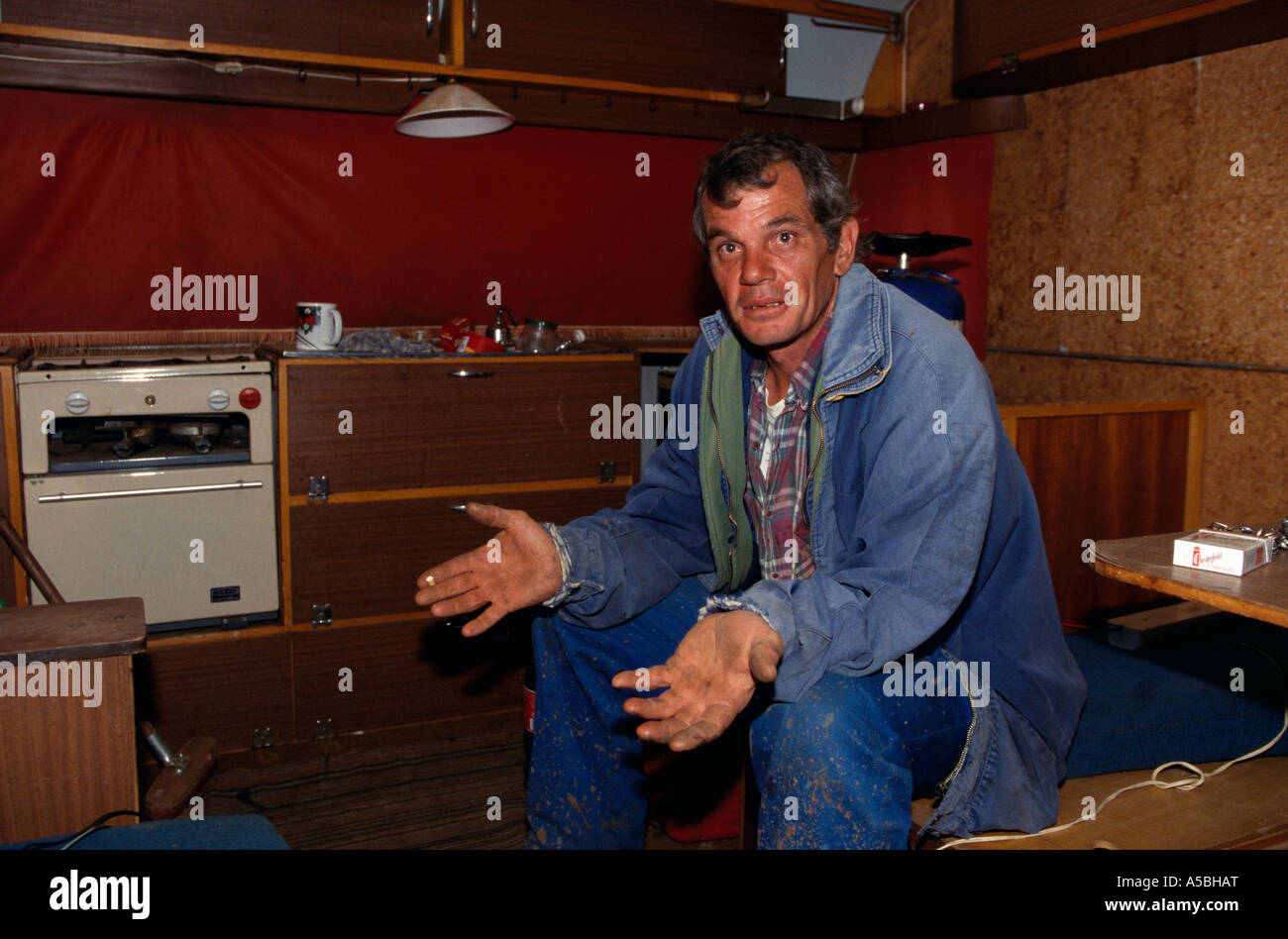 A diamond miner in South Africa Stock Photo - Alamy