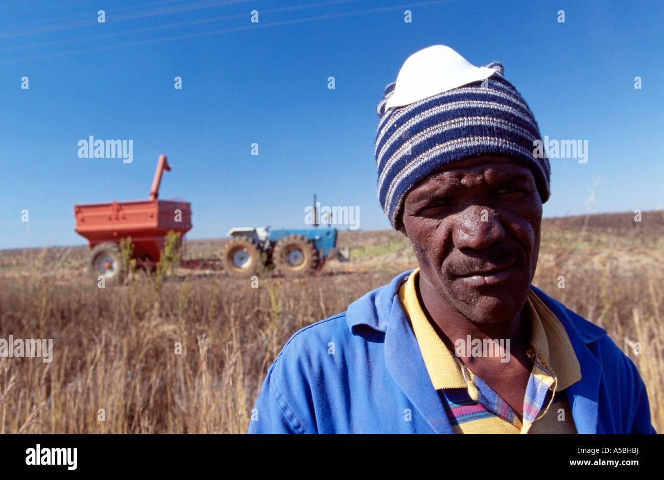Farmer tractor africa hi-res stock photography and images - Alamy