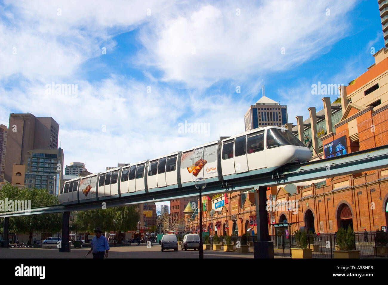 Sydney Monorail, Australia Stock Photo - Alamy