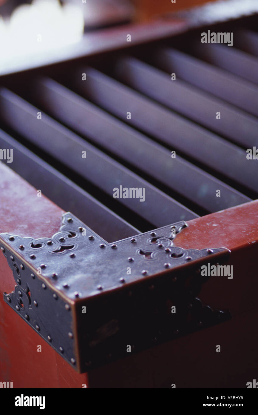 Offering box in a shrine Asakusa Tokyo Japan Stock Photo - Alamy