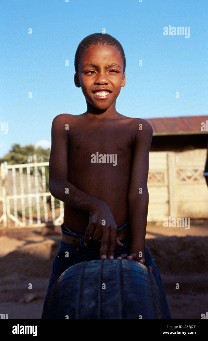Portrait of African boy Stock Photo - Alamy