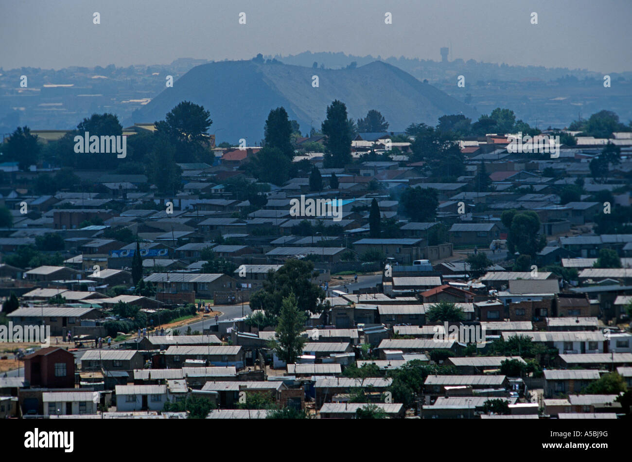 An aerial view of Soweto South Africa Stock Photo - Alamy