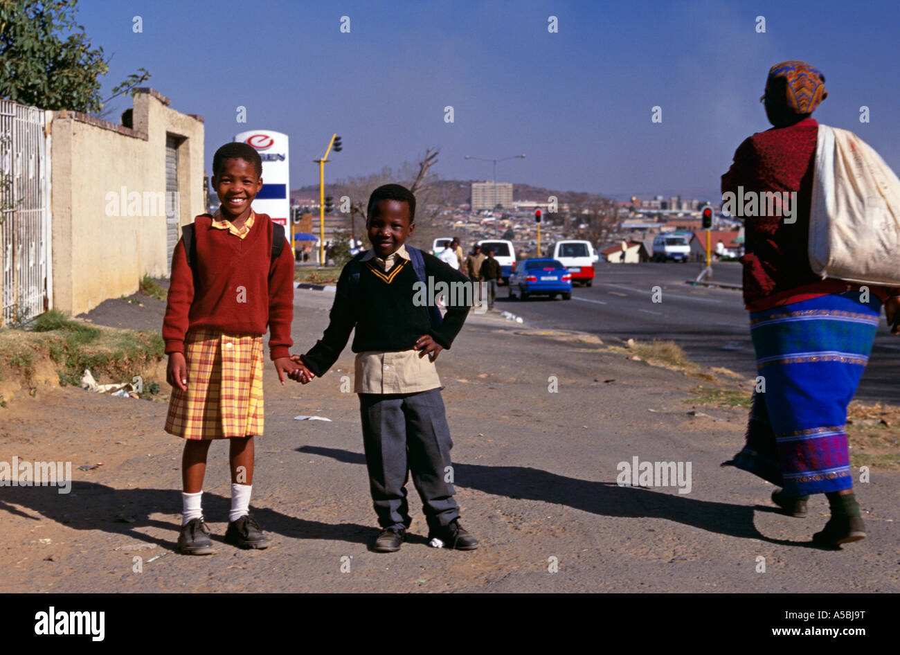 Soweto school children hi-res stock photography and images - Alamy