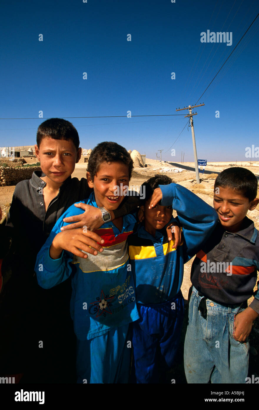 Syrian children in Aleppo Syria Stock Photo - Alamy