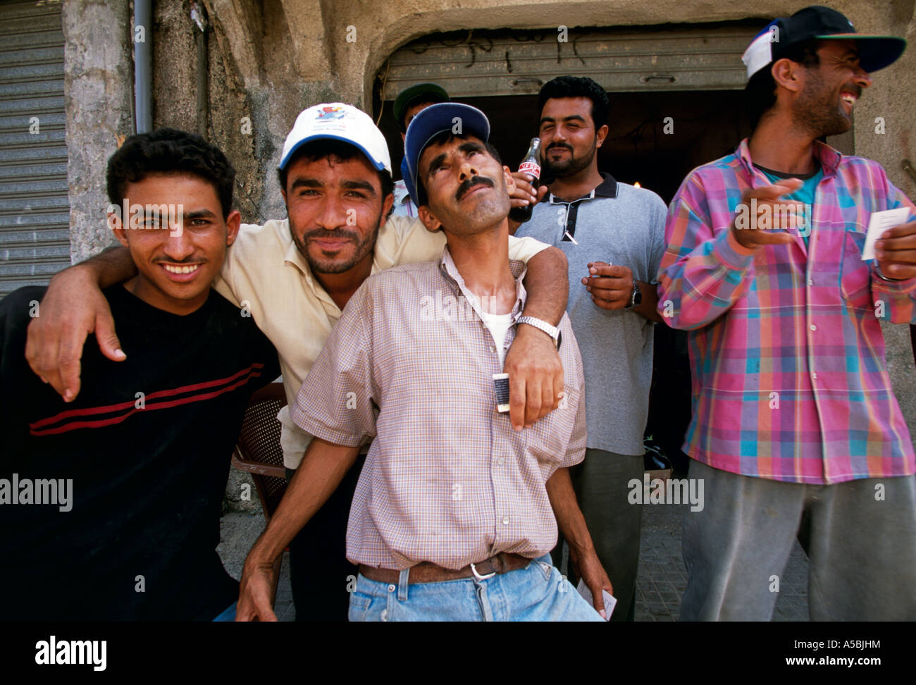 Syrian workers in Beirut Lebanon Stock Photo - Alamy