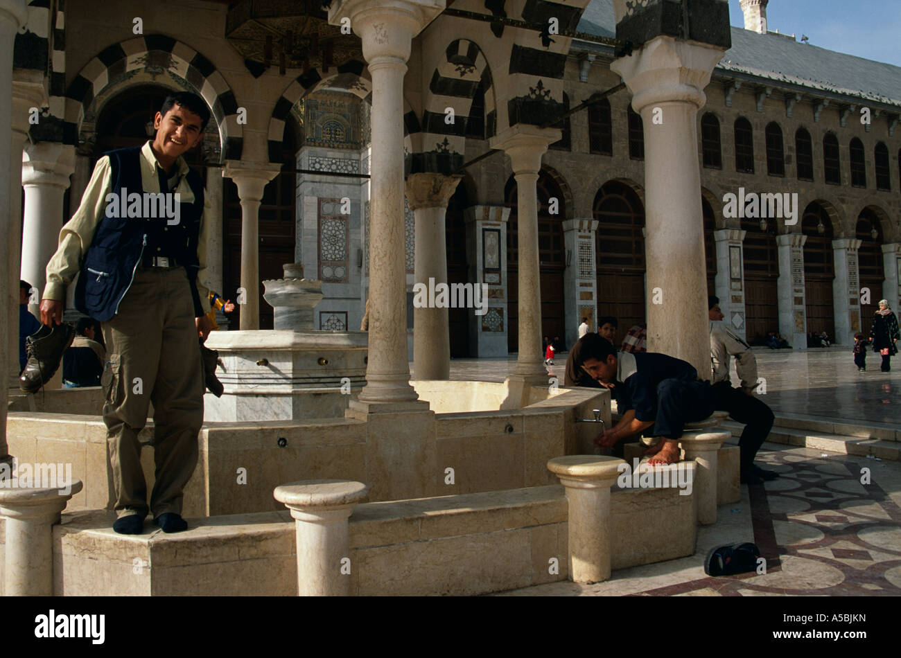 Wudu ritual muslim washing hi-res stock photography and images - Alamy