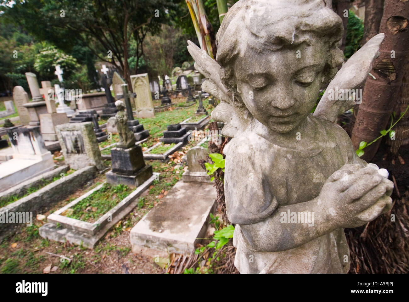 Happy Valley Cemetary Hong Kong Stock Photo - Alamy