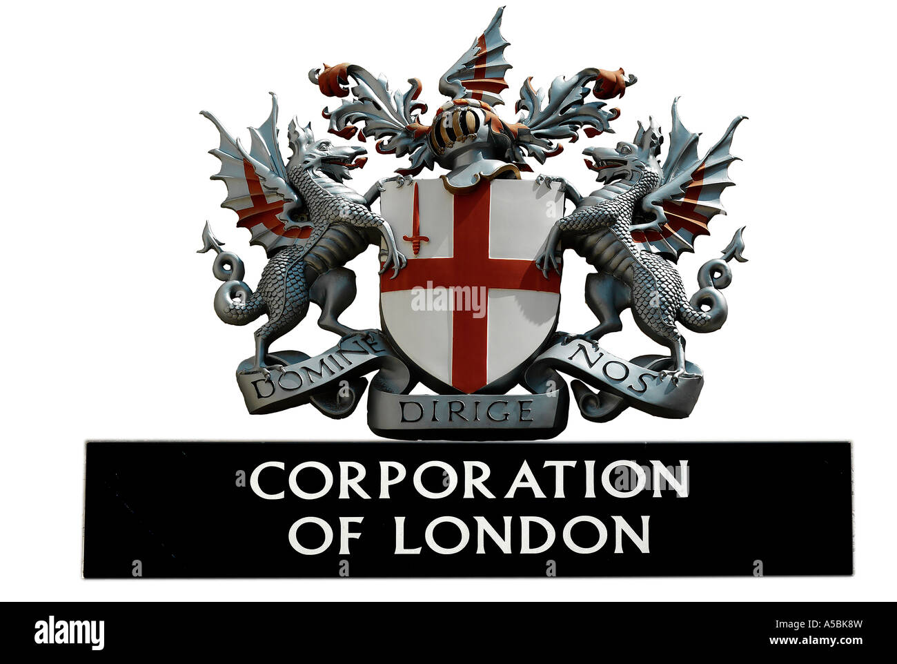 Corporation of london map Cut Out Stock Images & Pictures - Alamy