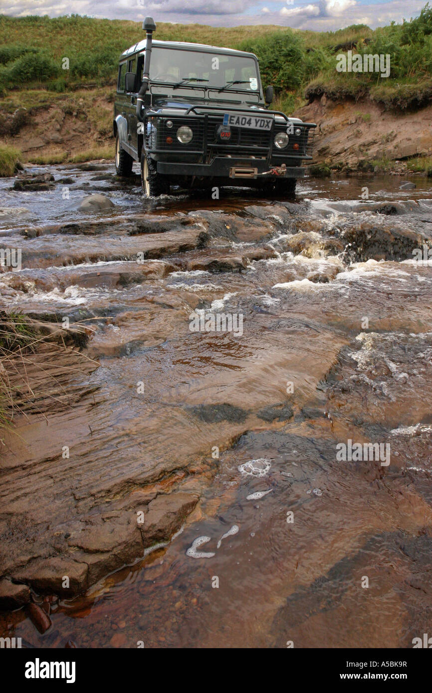 Landrover Defender Off Road Stock Photo - Alamy