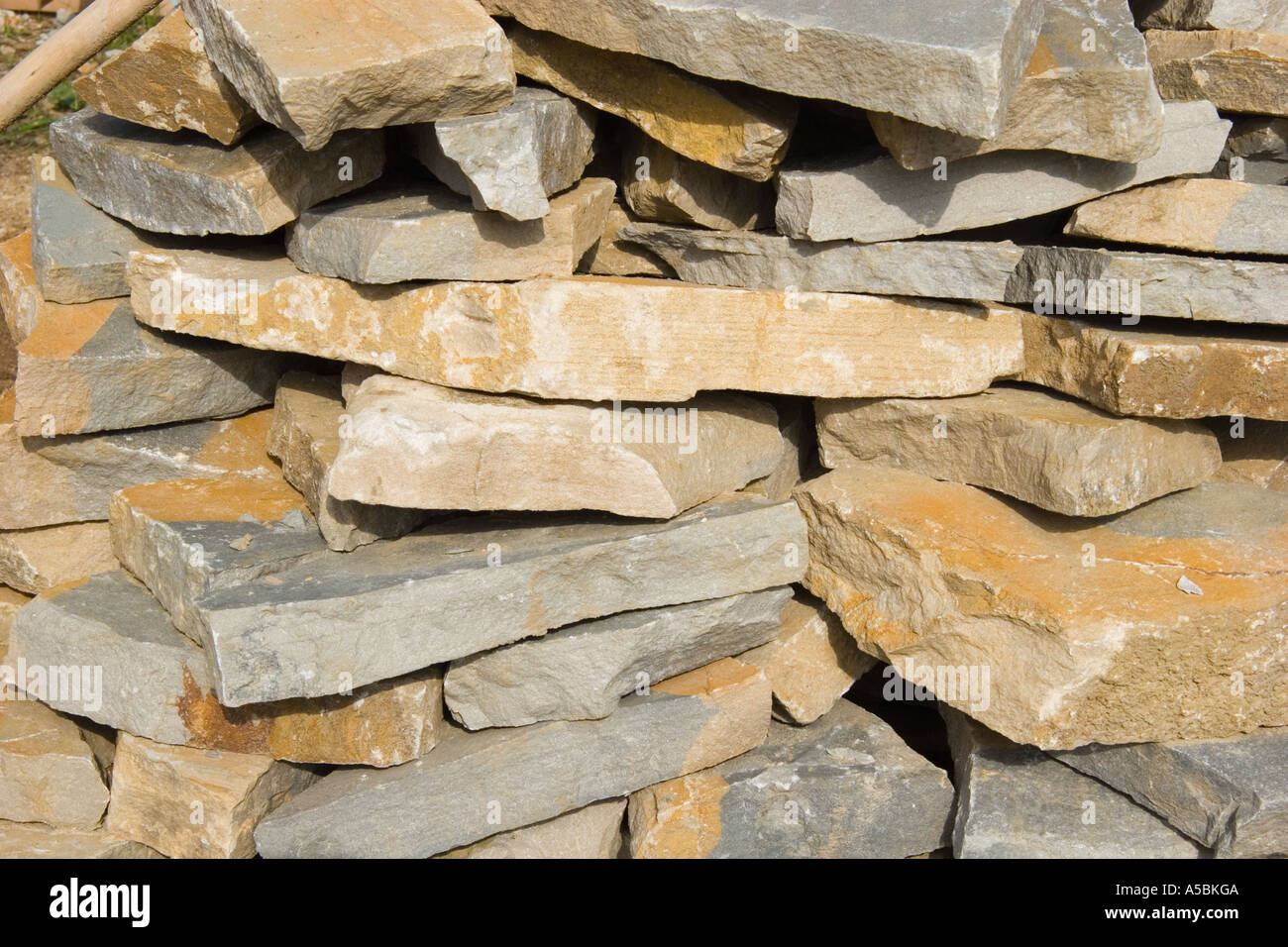 Slabs of stone for facing buildings or making pavings Stock Photo - Alamy