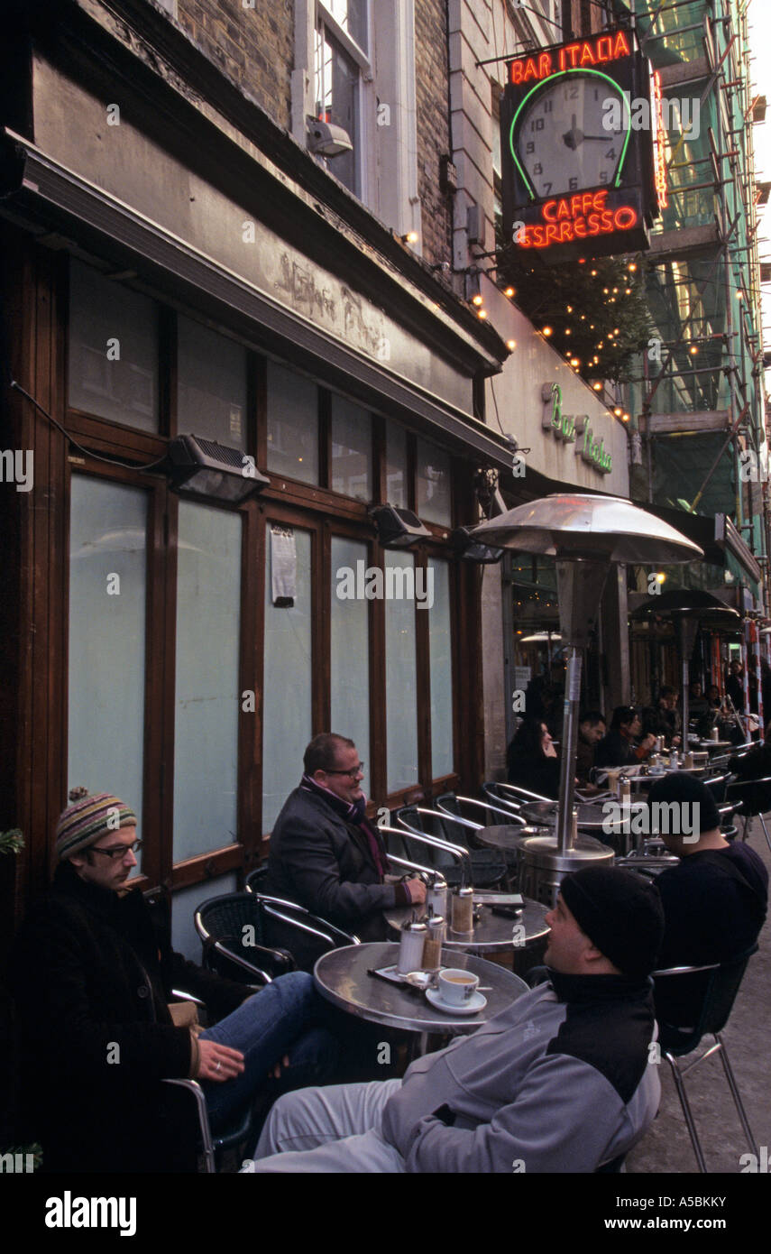 People sitting outside bar italia hi-res stock photography and images ...