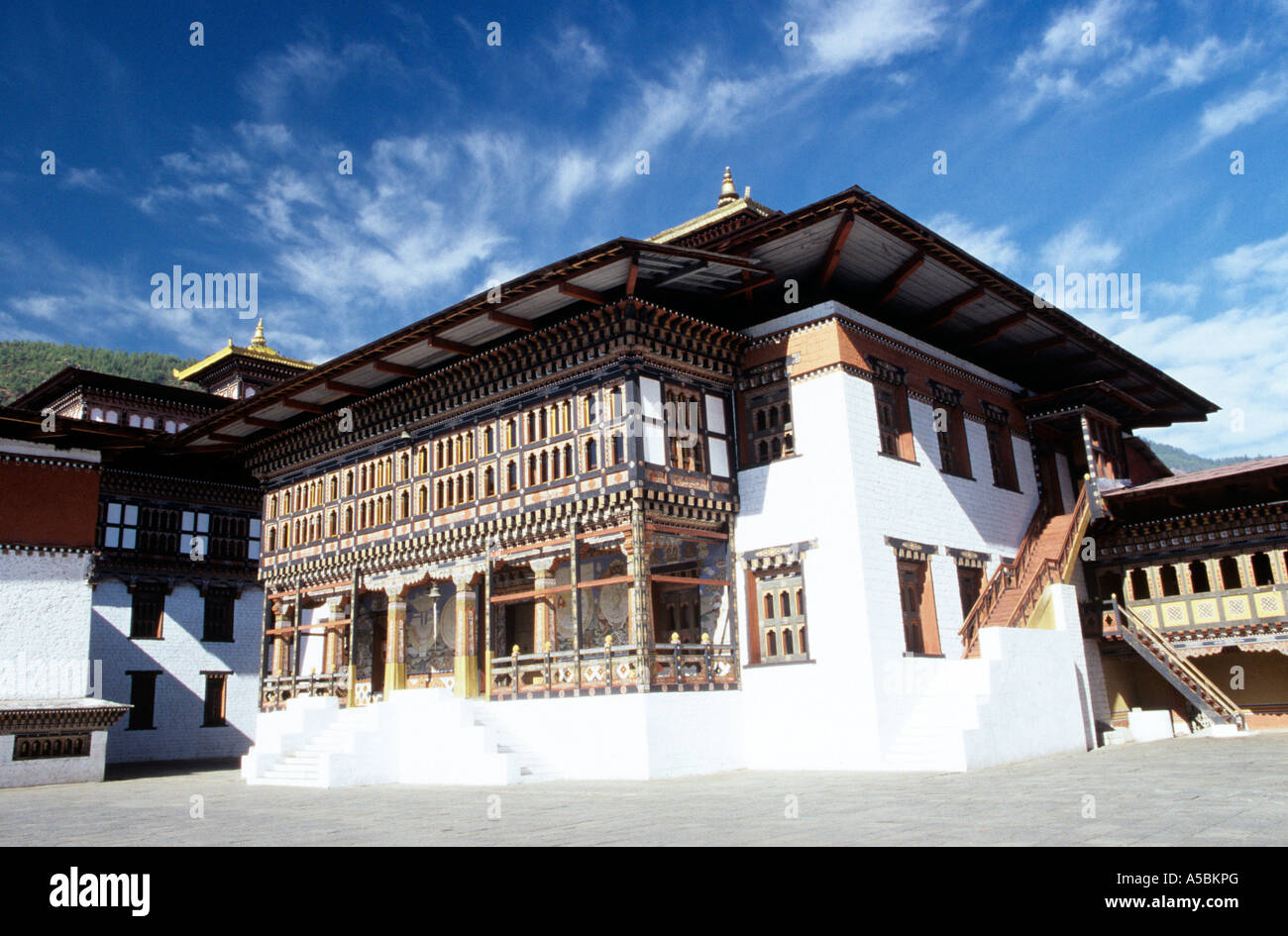Buddhist monastery, Bhutan Stock Photo - Alamy