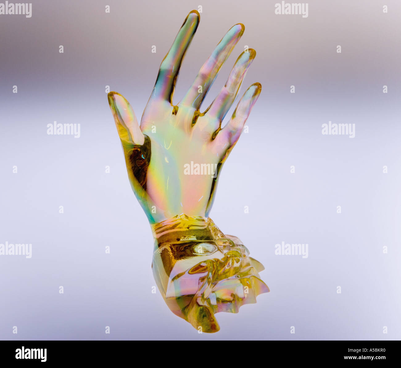 Plastic open hand Stock Photo - Alamy