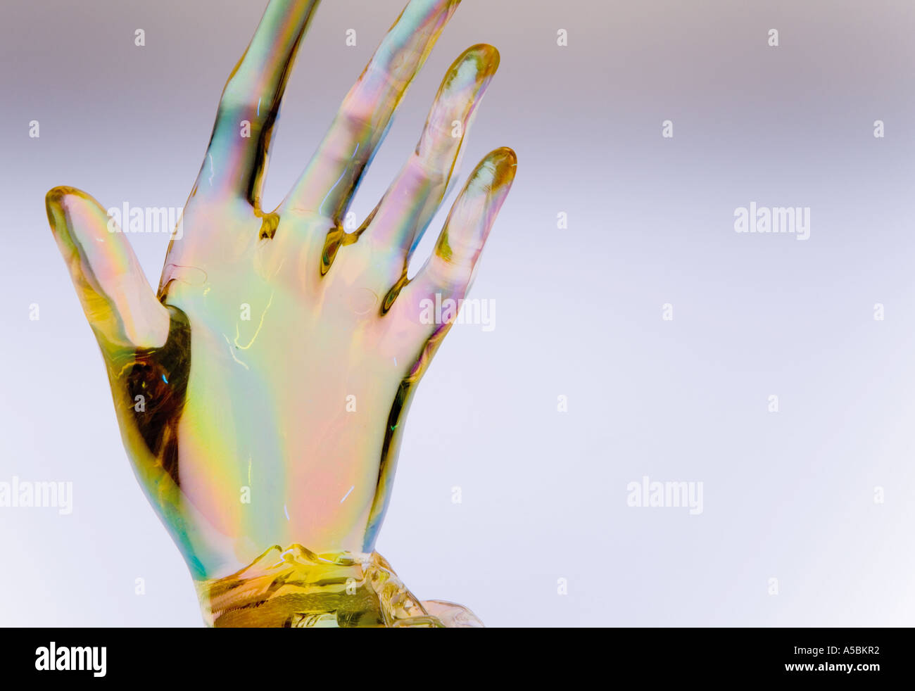 Plastic open hand Stock Photo - Alamy